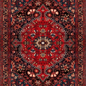 Special Red Blue Area Rug Carpet Machine Washable Mat Living Room ...