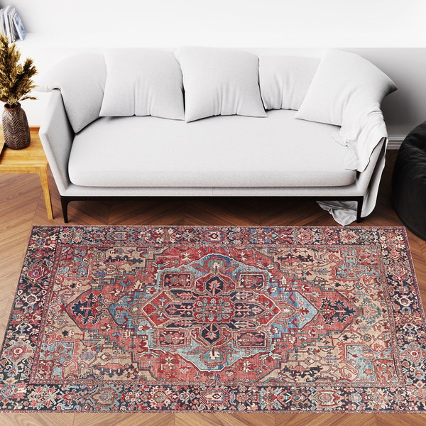 Blue Vintage Rug - Etsy