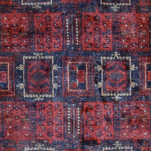 Red Turkish Rug, Afghan Rug, Red Kilim Rug, Mid Century Modern ...