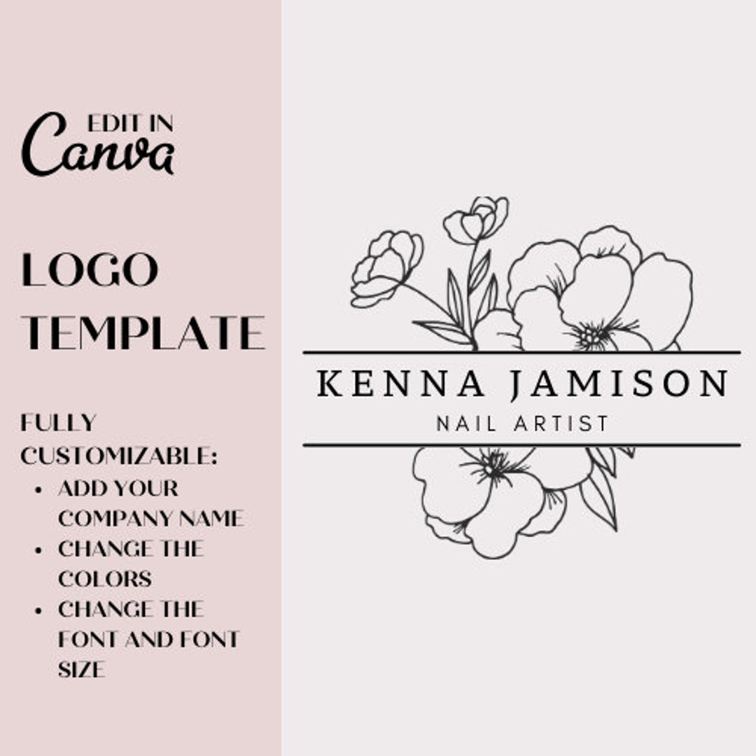 Logo Template | Canva Logo Template, Logo Design, Editable and ...