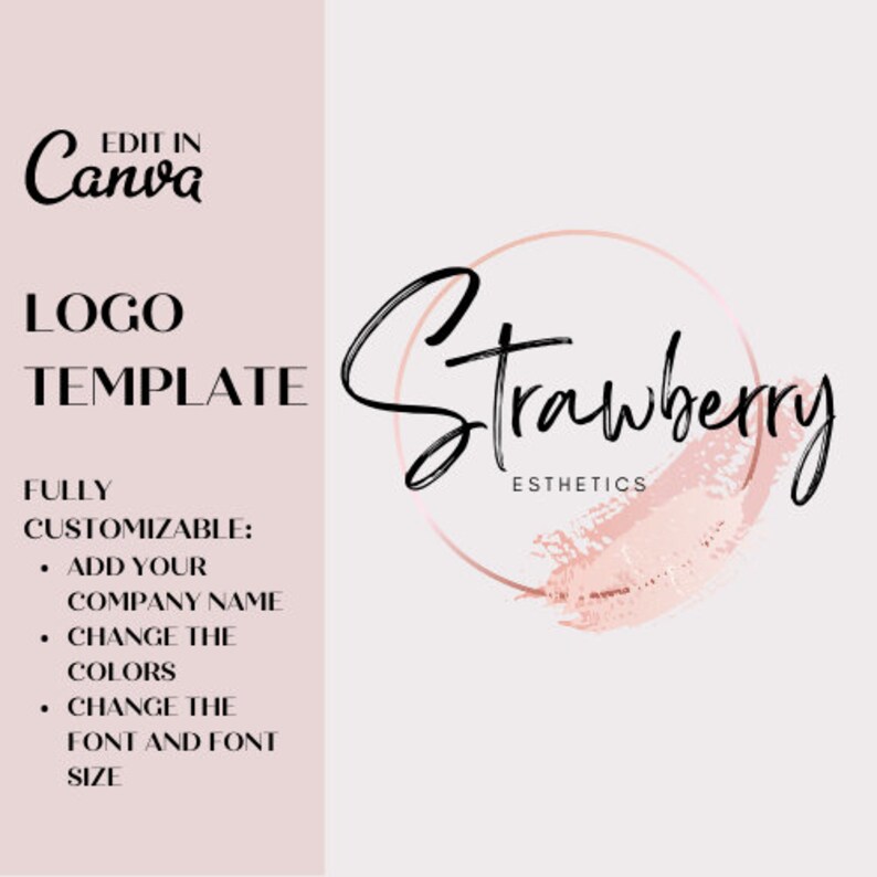 Logo Template Canva Logo Template, Logo Design, Editable and ...