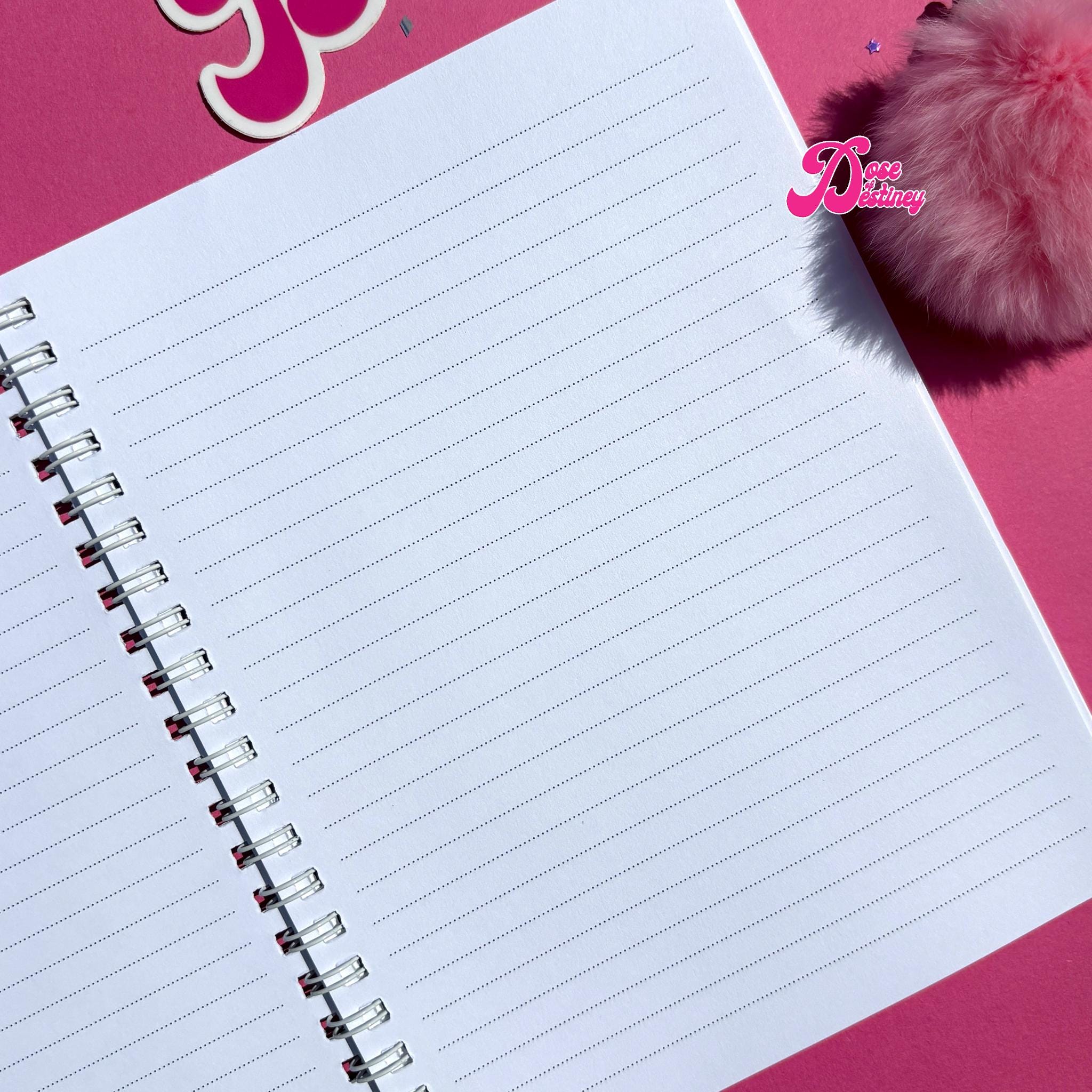 Dose's Diary | Journal - Journaling - Notebook - Pink - Cute Art ...