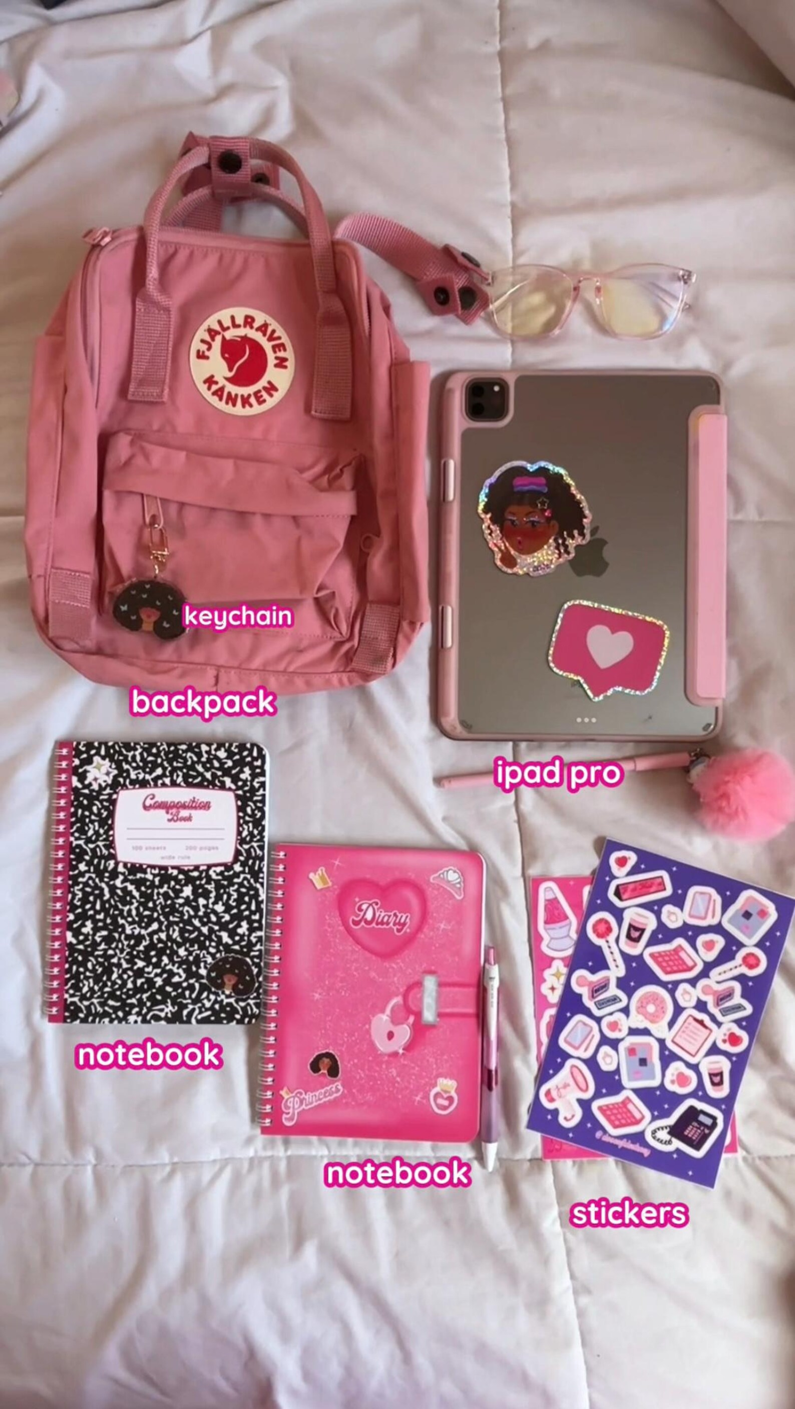 Dose's Diary | Journal - Journaling - Notebook - Pink - Cute Art ...