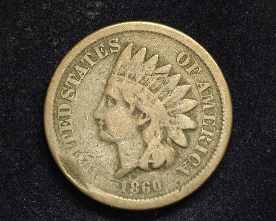 Collectibles Coins & Money Art & Collectibles 1860 Indian Head Penny ...