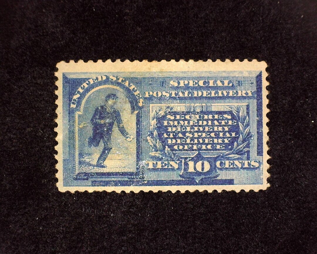 Hs&c Scott #E1 Mint Fresh Stamp With Small Thin. VF US Stamp - Etsy
