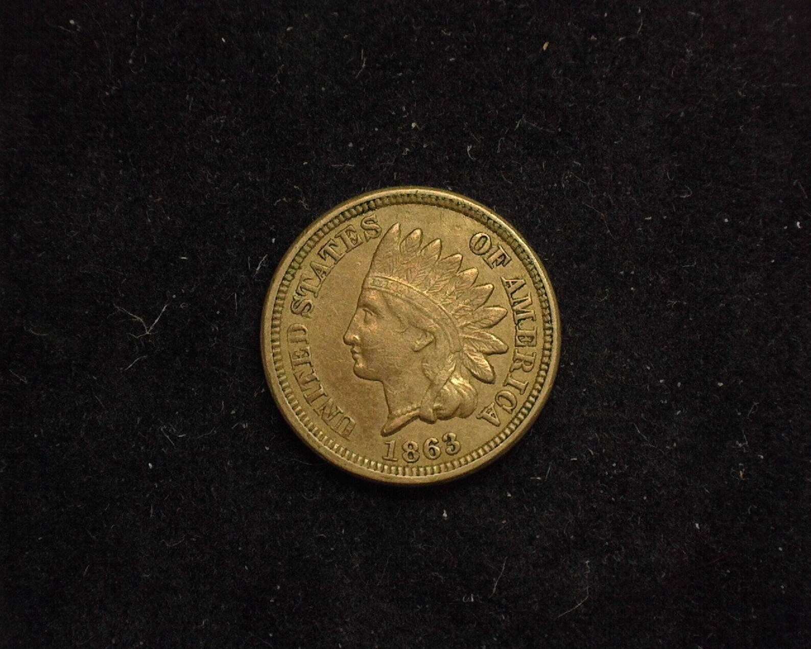 Hs&c: 1863 Indian Head Penny/cent XF US Coin - Etsy