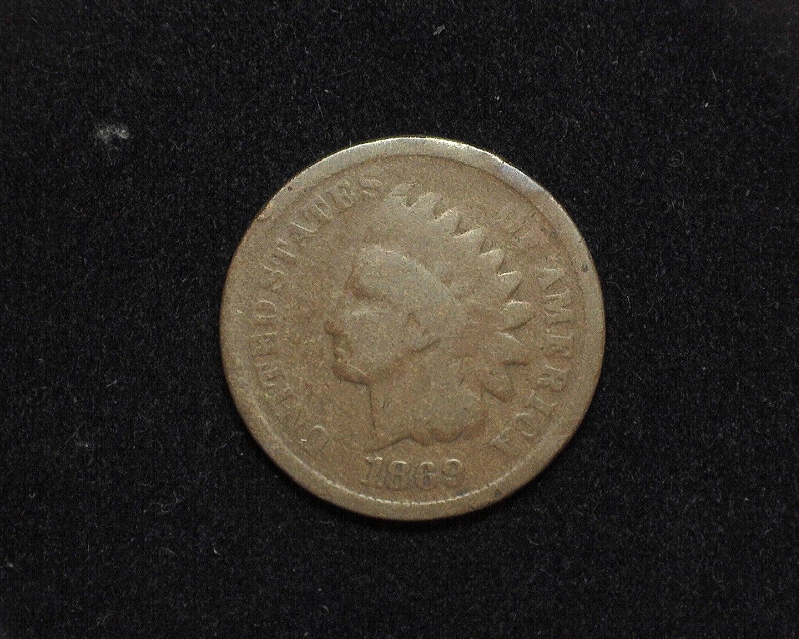 Hs&c: 1869 Indian Head Penny/cent G US Coin - Etsy