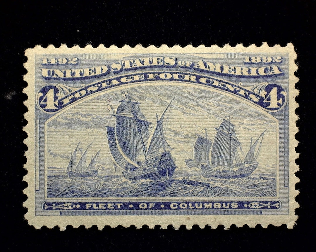 Hs&c Scott #233 Rich Color. Mint Vf/xf NH US Stamp - Etsy