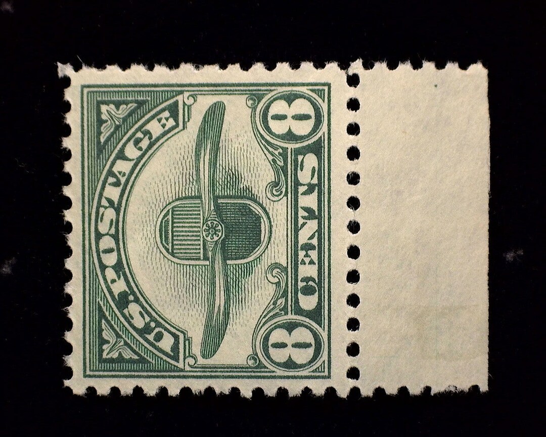 Hs&c Scott C4 Mint 8 Cent Air Mail Vf/xf NH US Stamp - Etsy