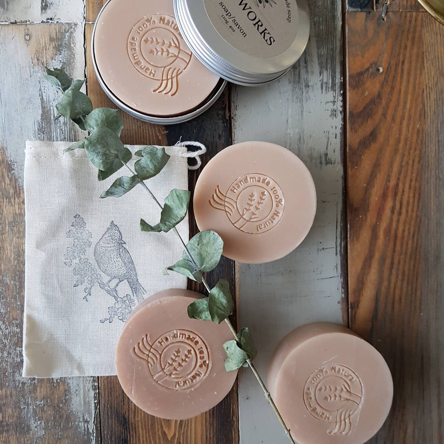 Handmade Natural Soap Pink Clay Soap Refreshing Mild Rich - Etsy