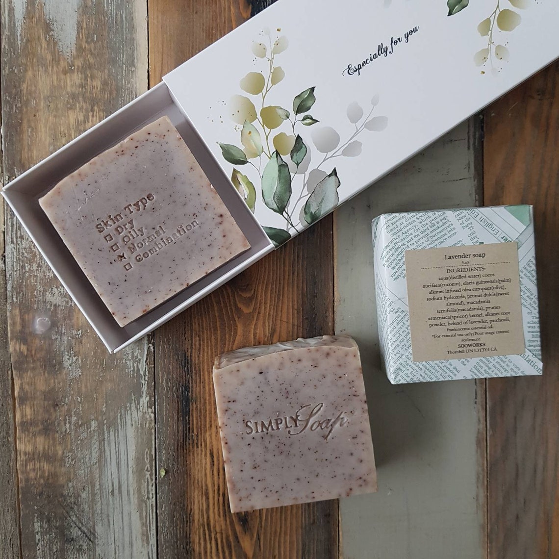 Handmade Natural Soap Gift Set Self Care Box Gift for Her - Etsy