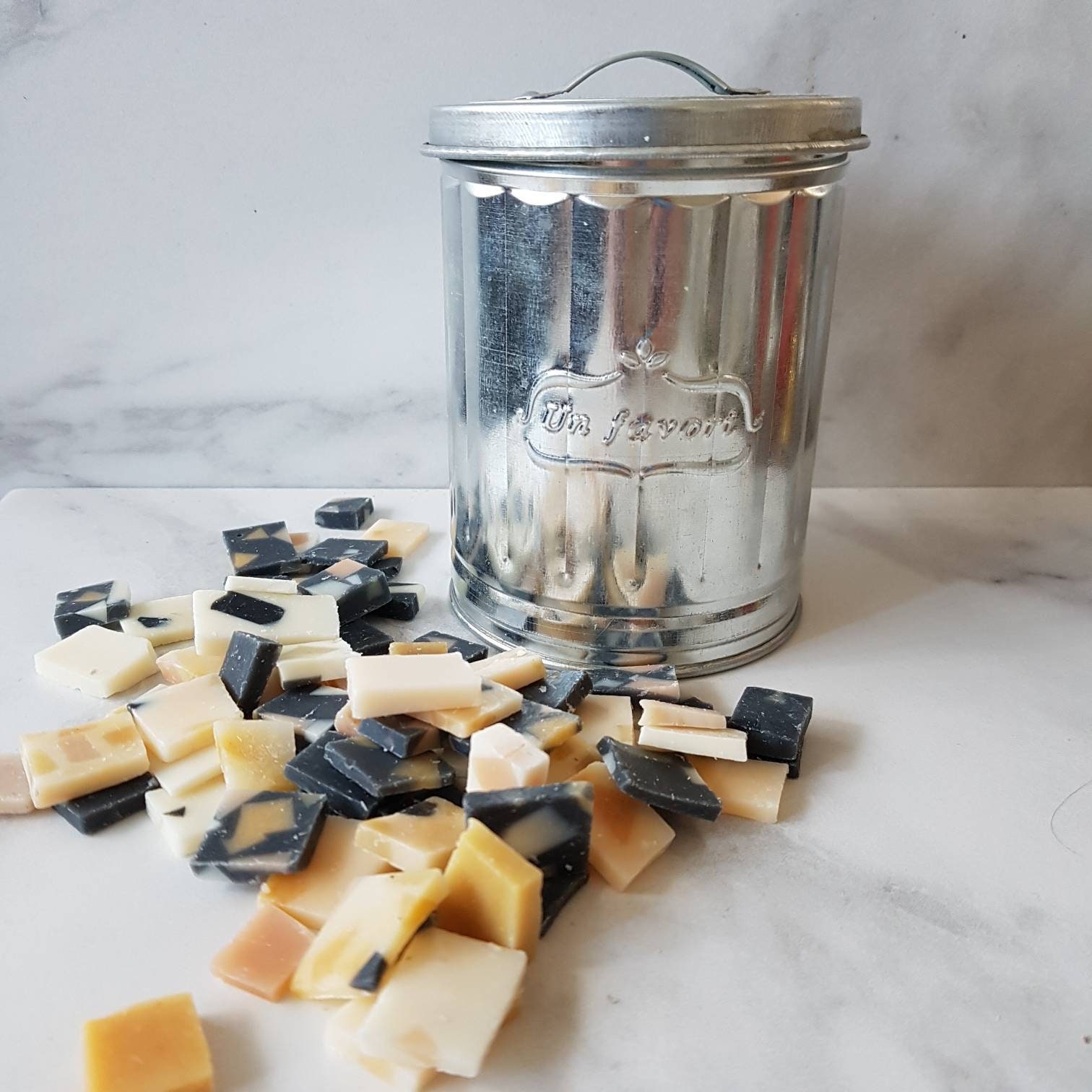 Soap Chips Wash Your Hands Soap Bits in Container - Etsy