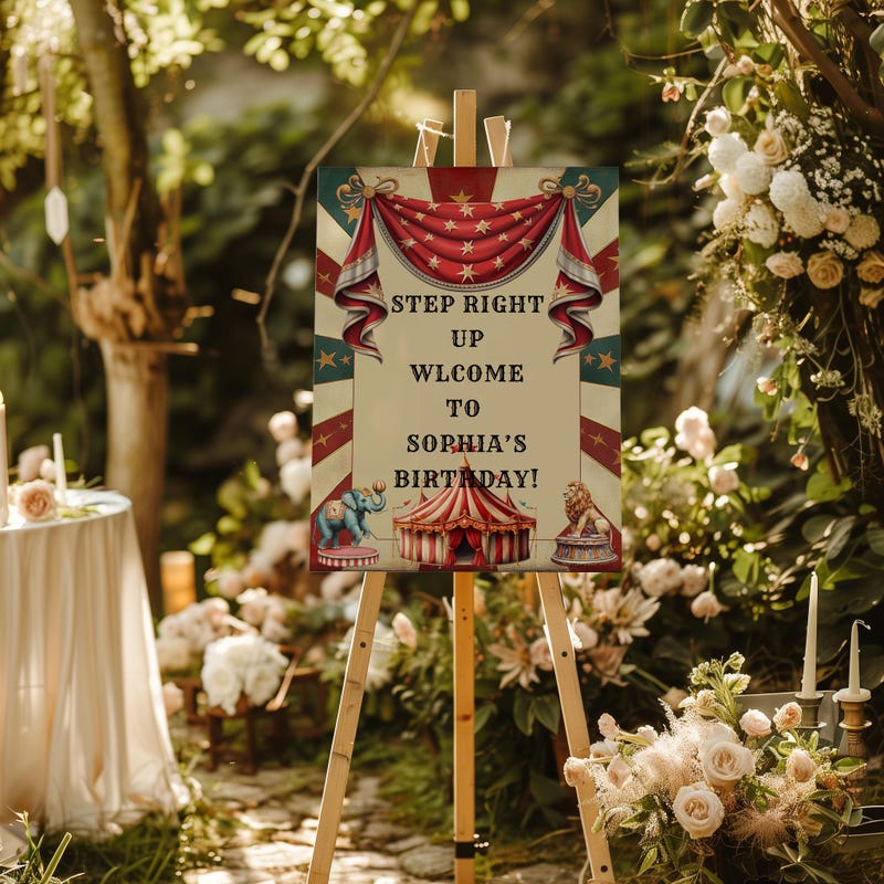 Vintage Circus Signs - Etsy