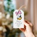 Daisy Duck Birthday Party Favor Tag: DIY Thank You Card (digital ...