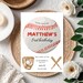 Baseball Birthday Party Invitation: Sports Theme (editable Template) - Etsy