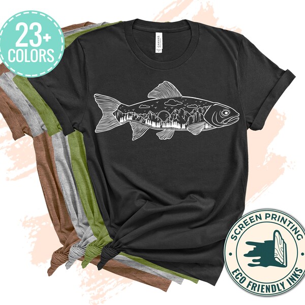 Fly Fishing Tshirt - Etsy