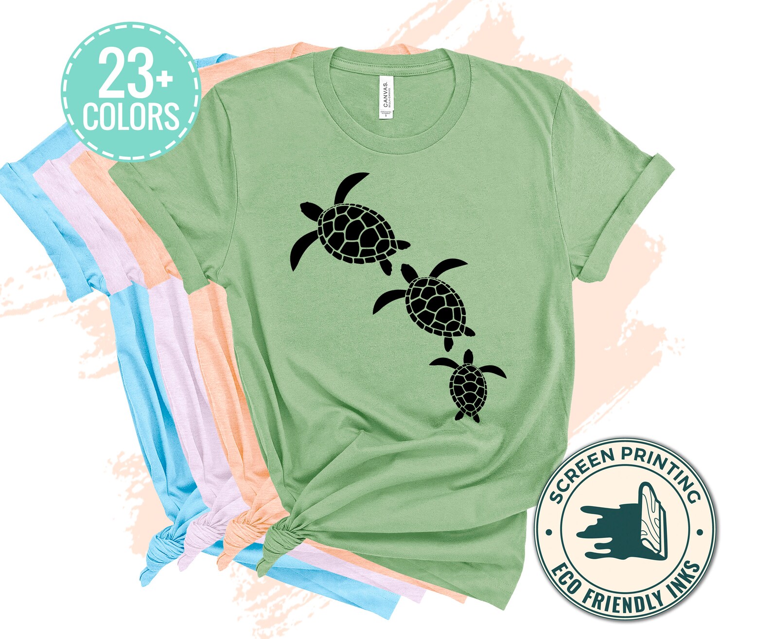 Cute Turtle T Shirt Save a Turtle Shirt Save the Turtles | Etsy