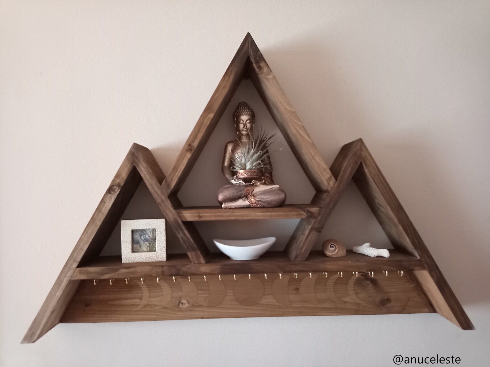 Crystal Jewellery Shelf, Jewellery Shelf, Crystal Shelf, Crystal Altar ...