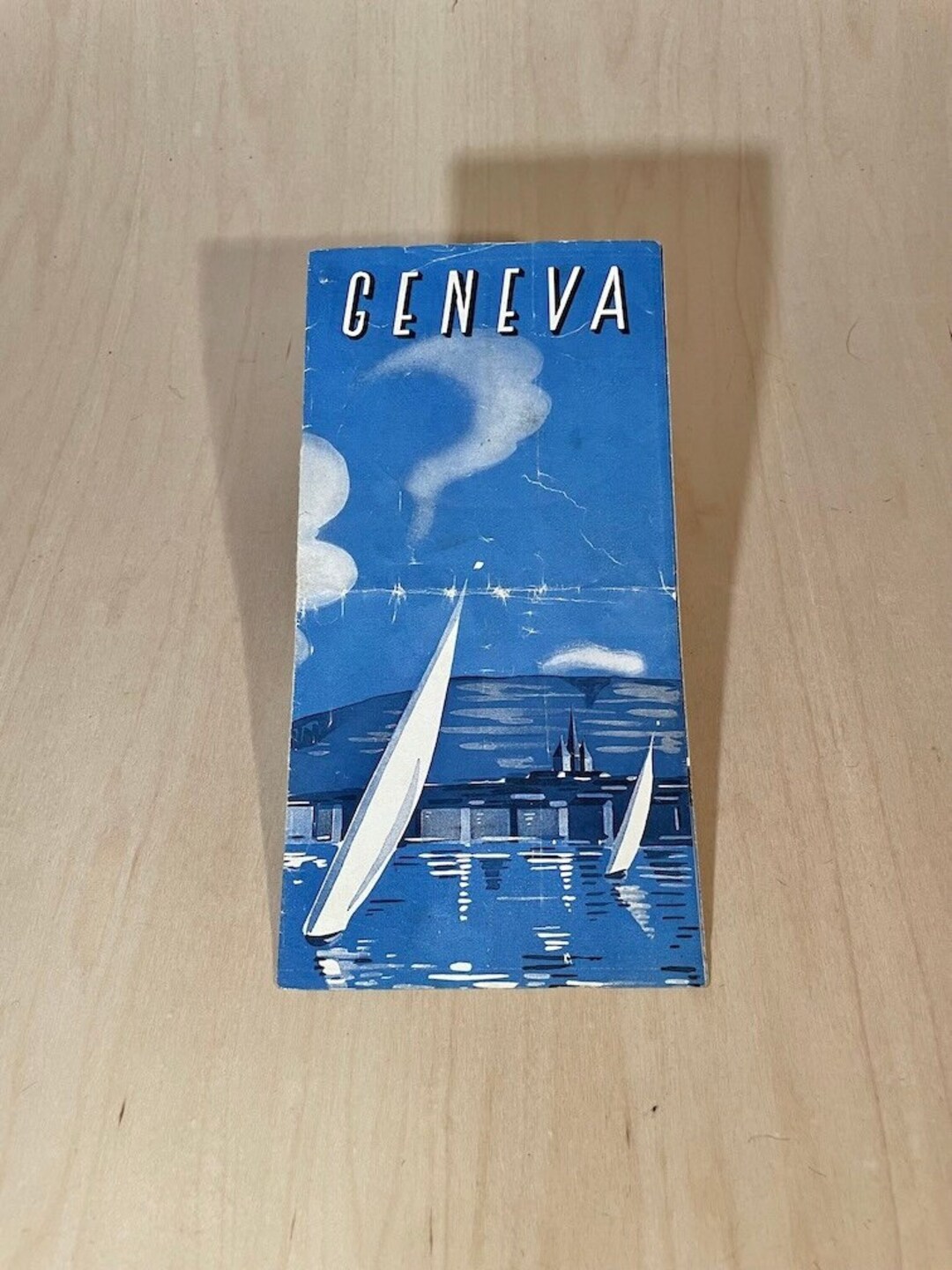 1948 Geneva Tourist Map | Travel Brochure | Switzerland | Vintage ...