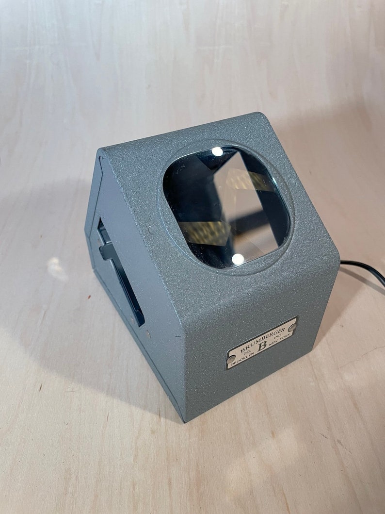 Brumberger Slide Viewer | 1950s Electric Slide Viewer | Vintage Camera ...