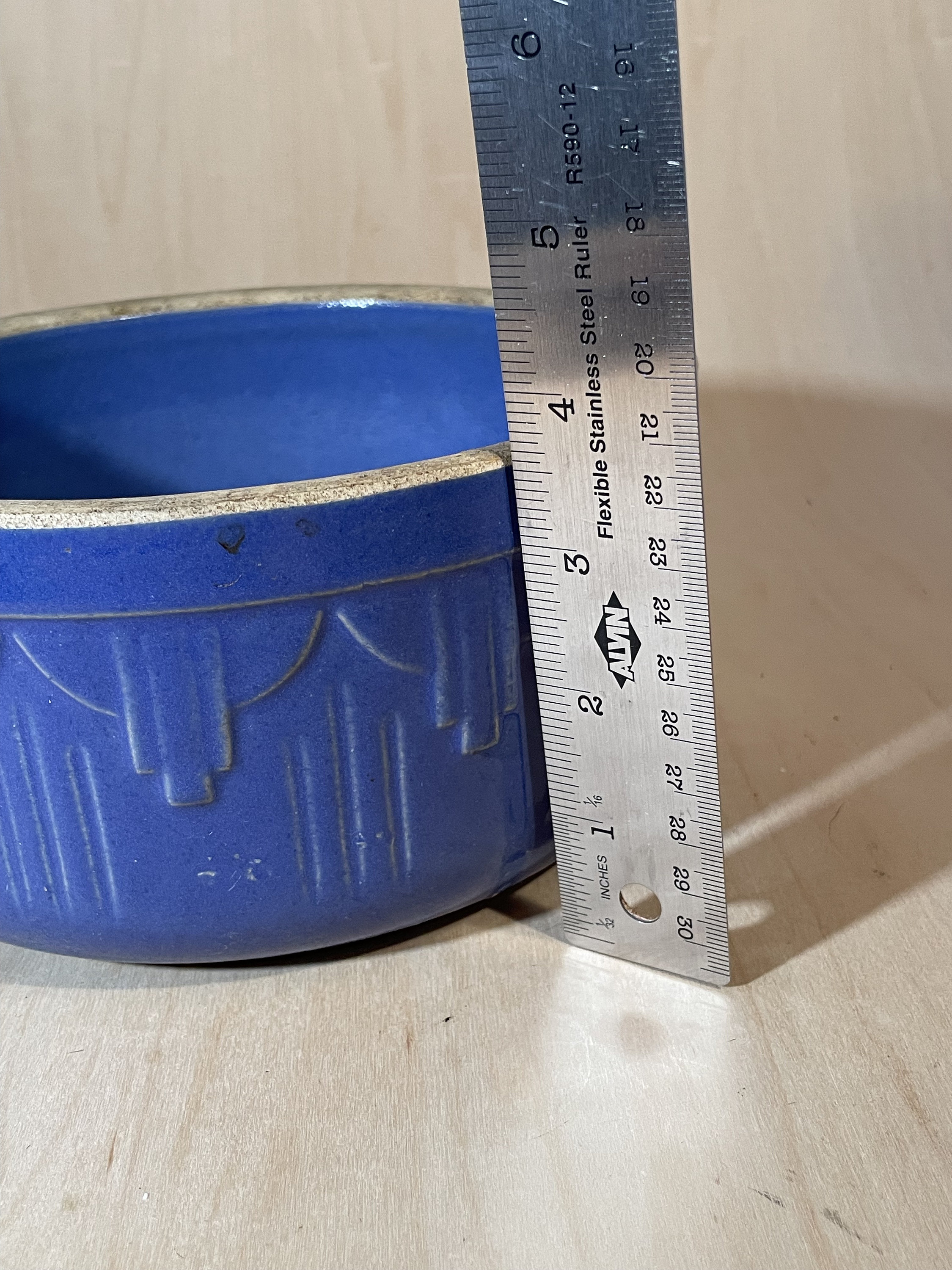 Ruckels Pottery | White Hall Pottery | 1920's Blue-glazed Stoneware ...