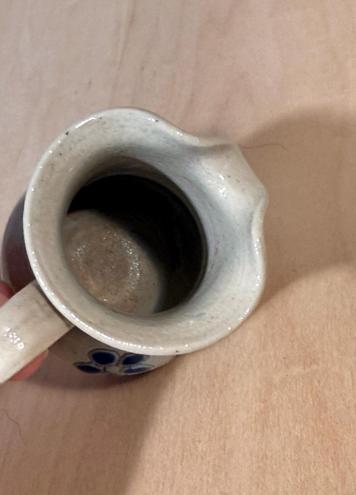 Salt Glazed Miniature Pitcher | Blue Salt Glaze - Etsy