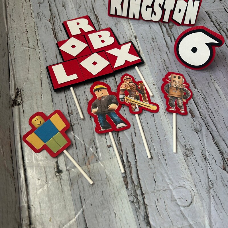 Roblox Cake Topper - Etsy Canada