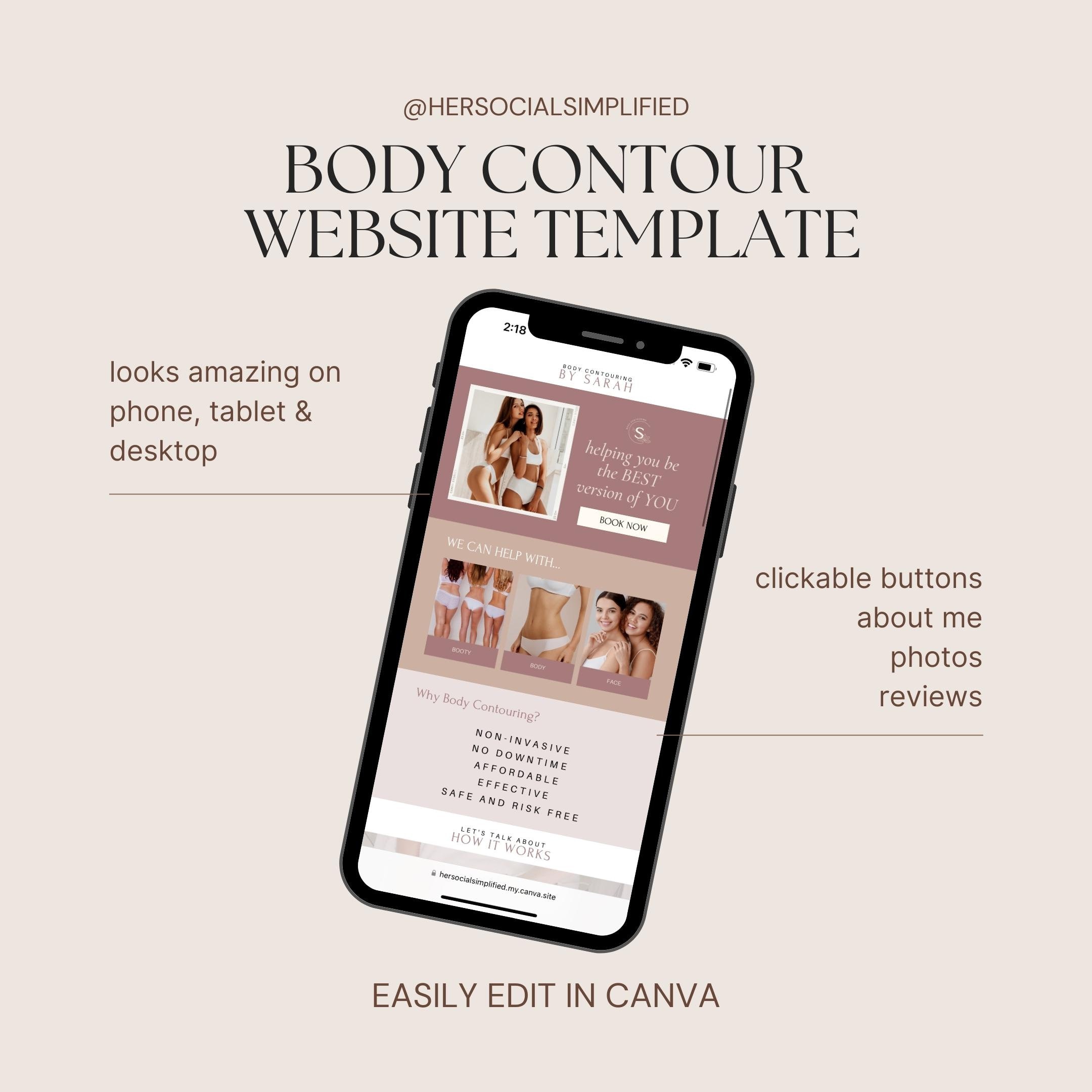 Body Sculpting Instagram Post Templates Body Contouring Instagram Post ...
