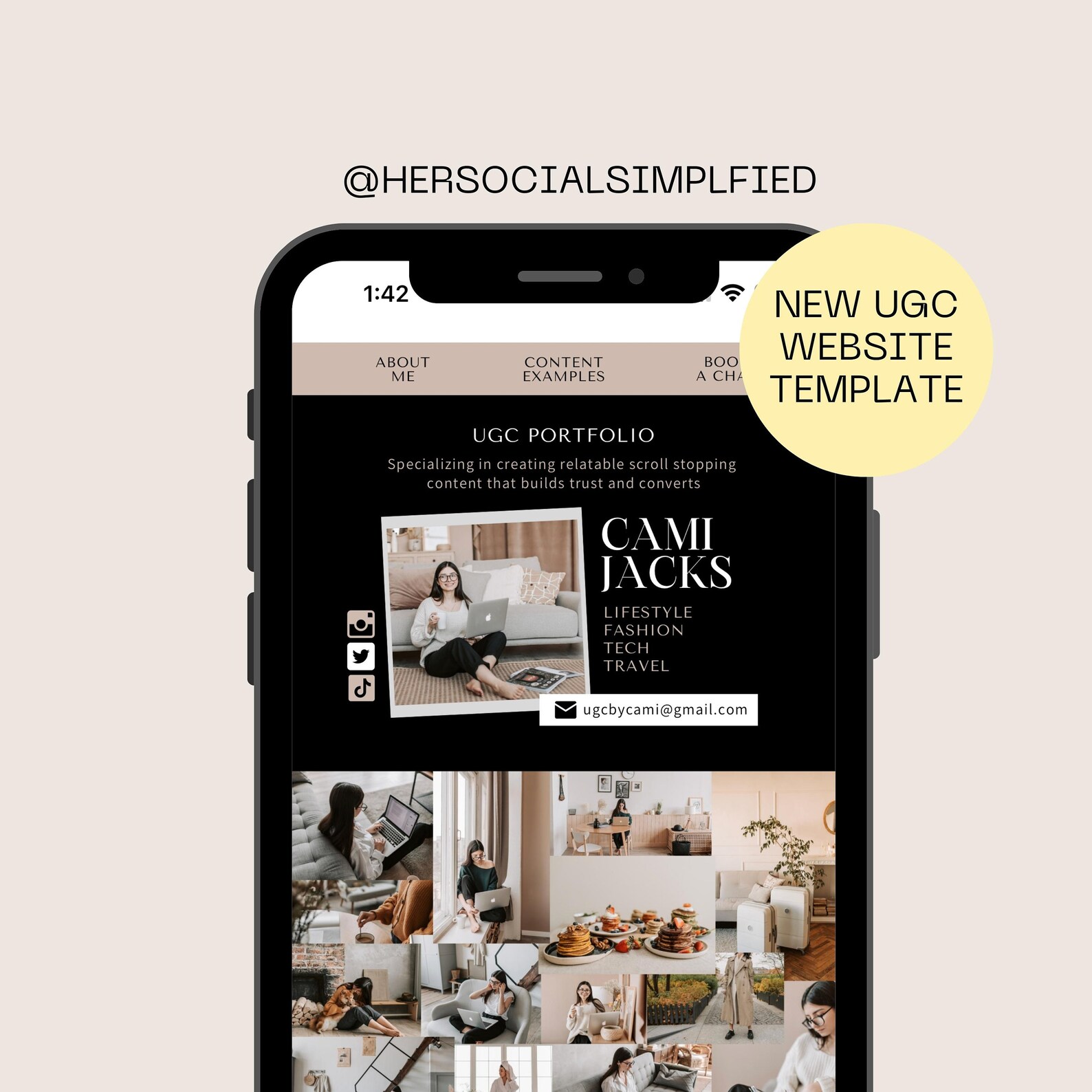 UGC Media Kit Gorgeous Template to Feature All of Your - Etsy