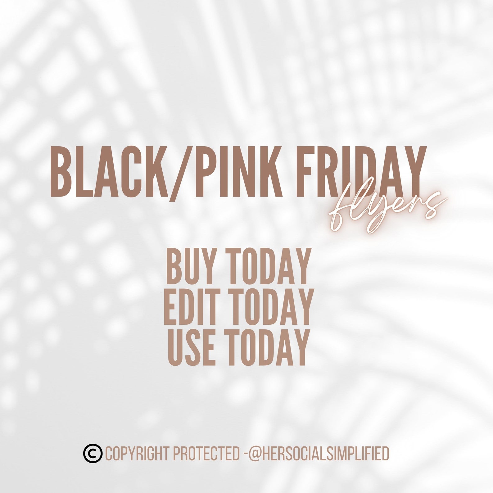 Pink Friday Sale Flyer, Black Friday Sale Flyer, Diy Instagram Flyer ...