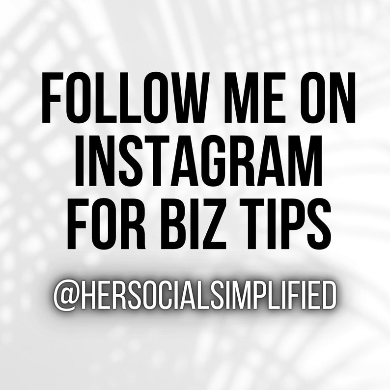 Tag Us in Your Selfies Flyer | Etsy