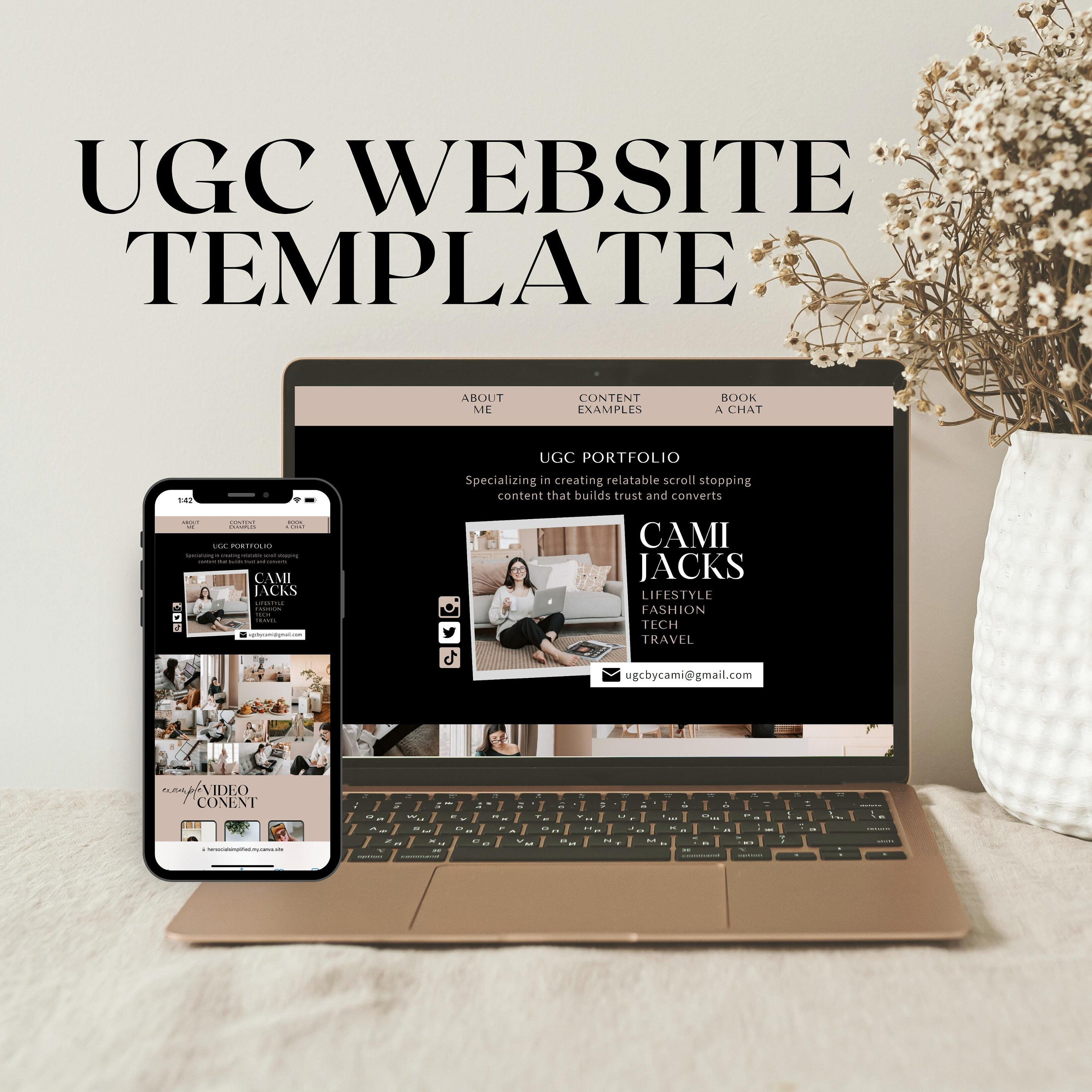 UGC Media Kit - Gorgeous Template to Feature All of Your Content and ...
