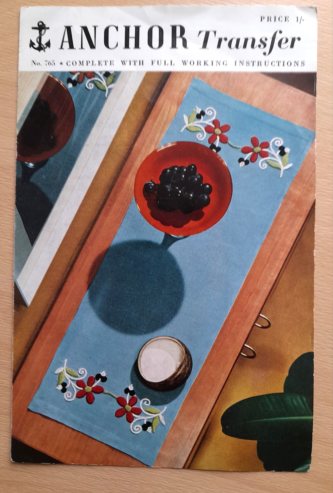 Vintage Transfer Booklet-embroidery+extra Transfer Sheet With Slight ...