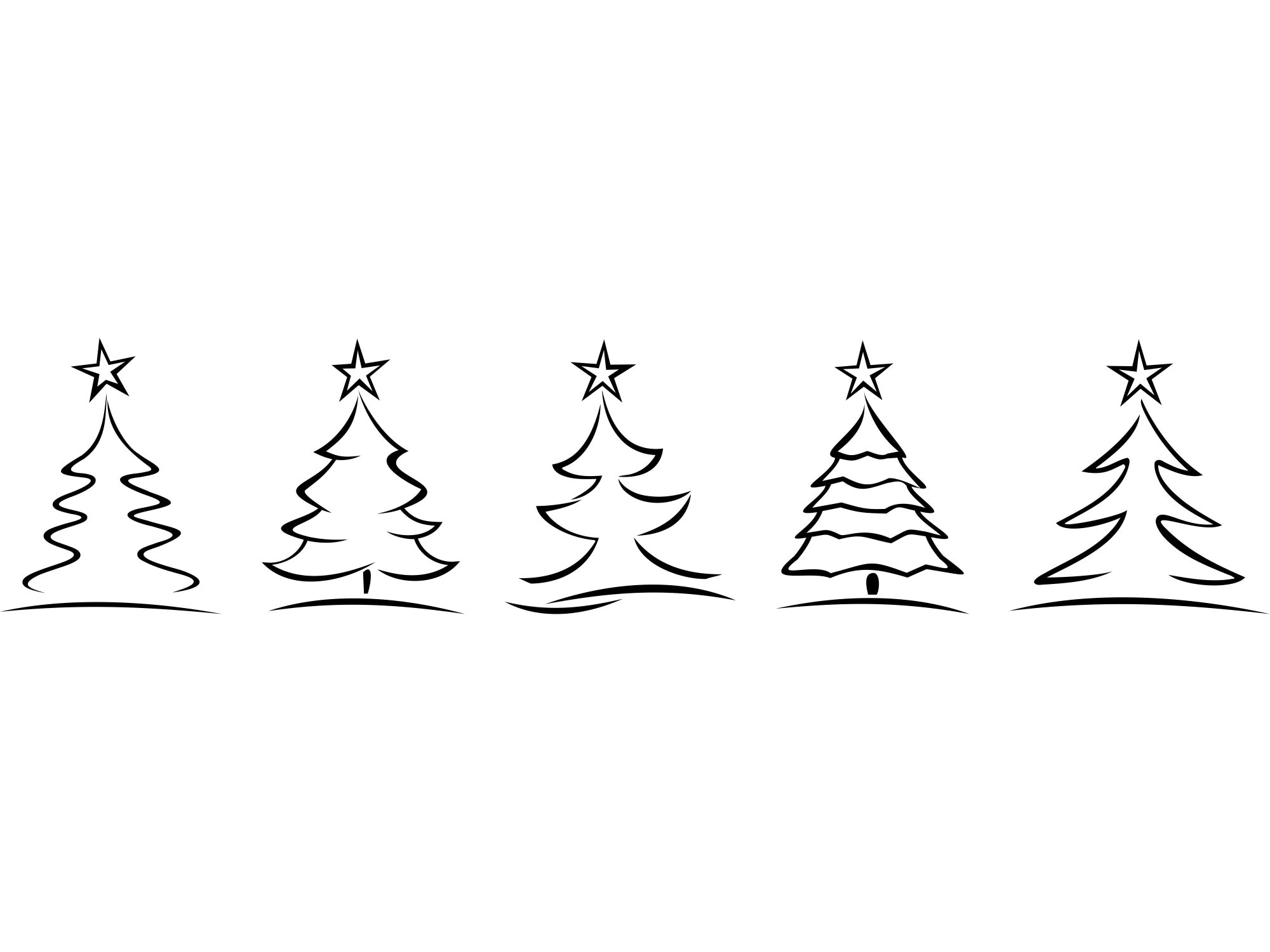 WEIHNACHTSBAUM WEIHNACHTEN Geschenk Baum Karte Postkarte Grußkarte ...