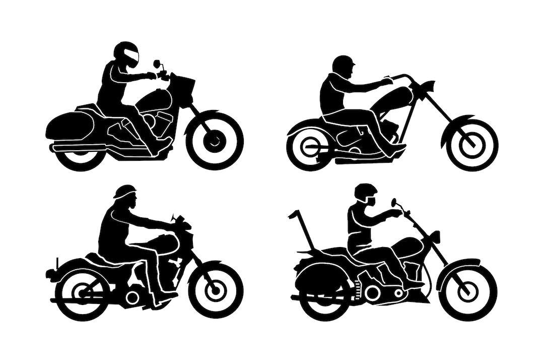 Motorcycle Rider Vector