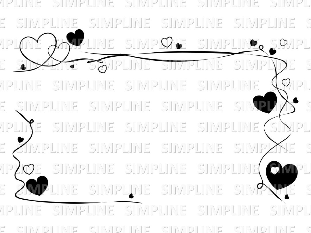 LOVE HEART ROMANCE Loop Vector Svg Eps Png - Etsy