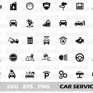 Car Dash Symbols Svg - Etsy