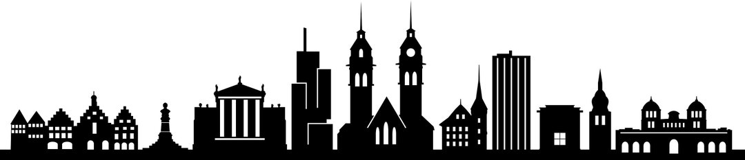 WINTERTHUR SKYLINE Outline Silhouette Vector Svg Eps Jpg Png - Etsy