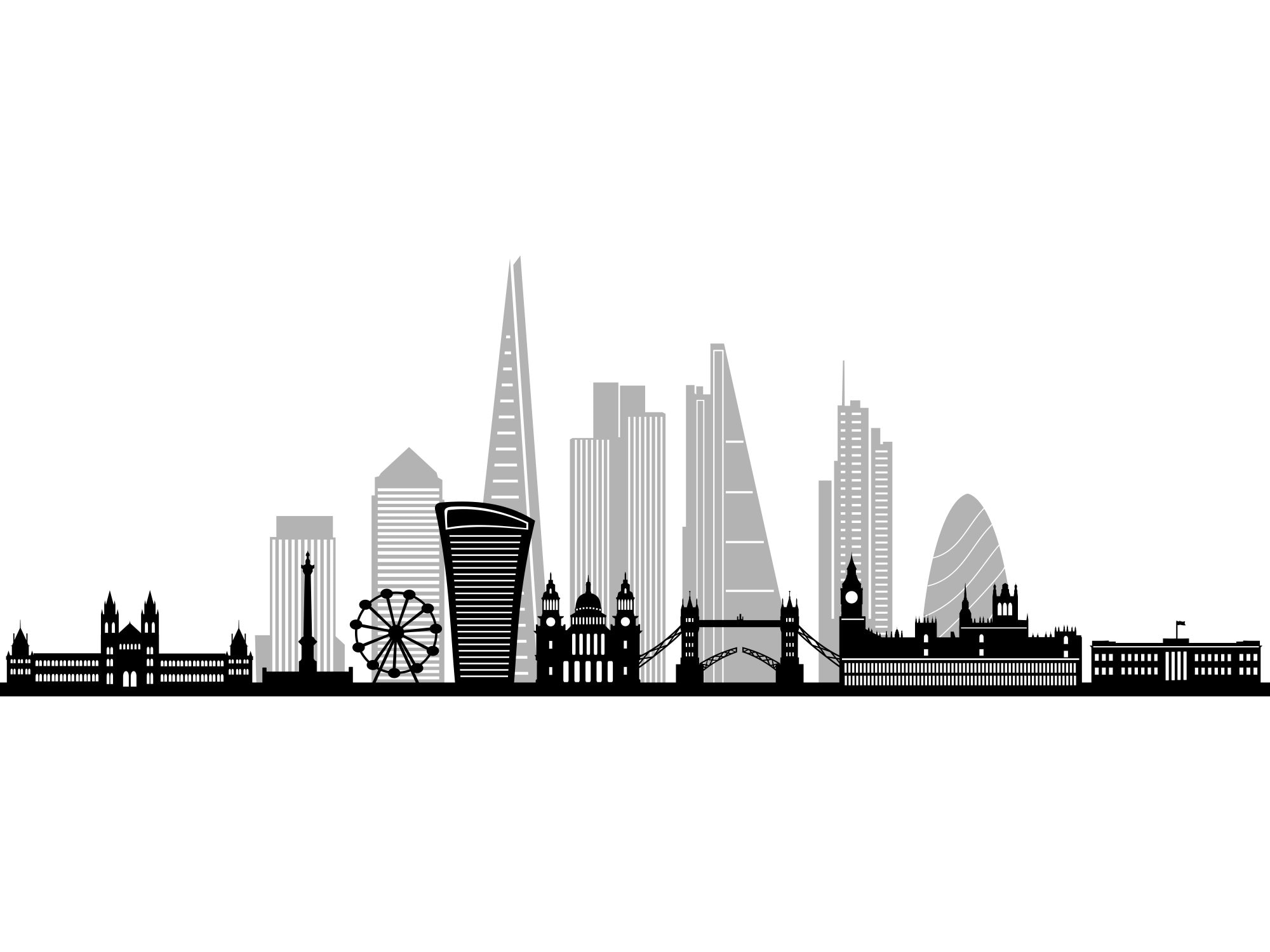 London Skyline Outline