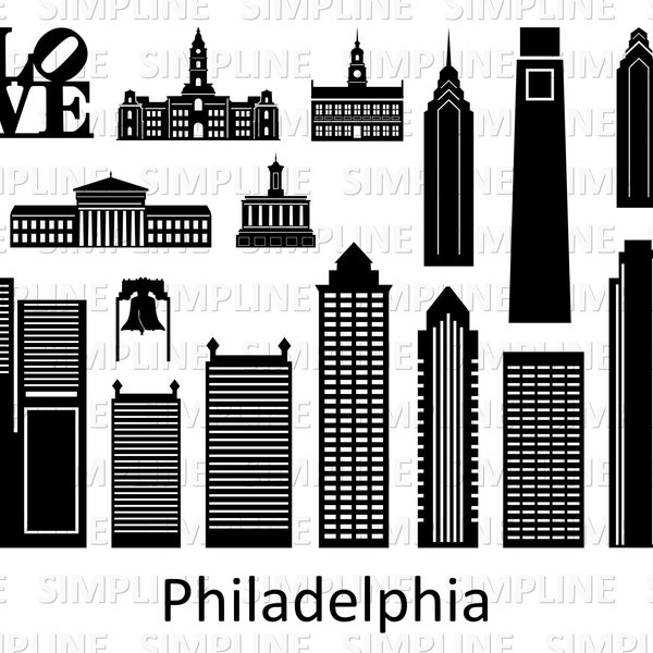Philadelphia Graphics - Etsy