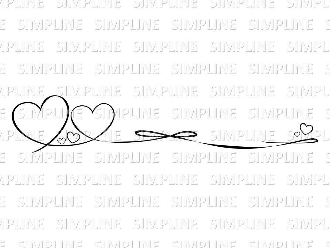 LOVE HEART ROMANCE Loop Vector Svg Eps Png - Etsy