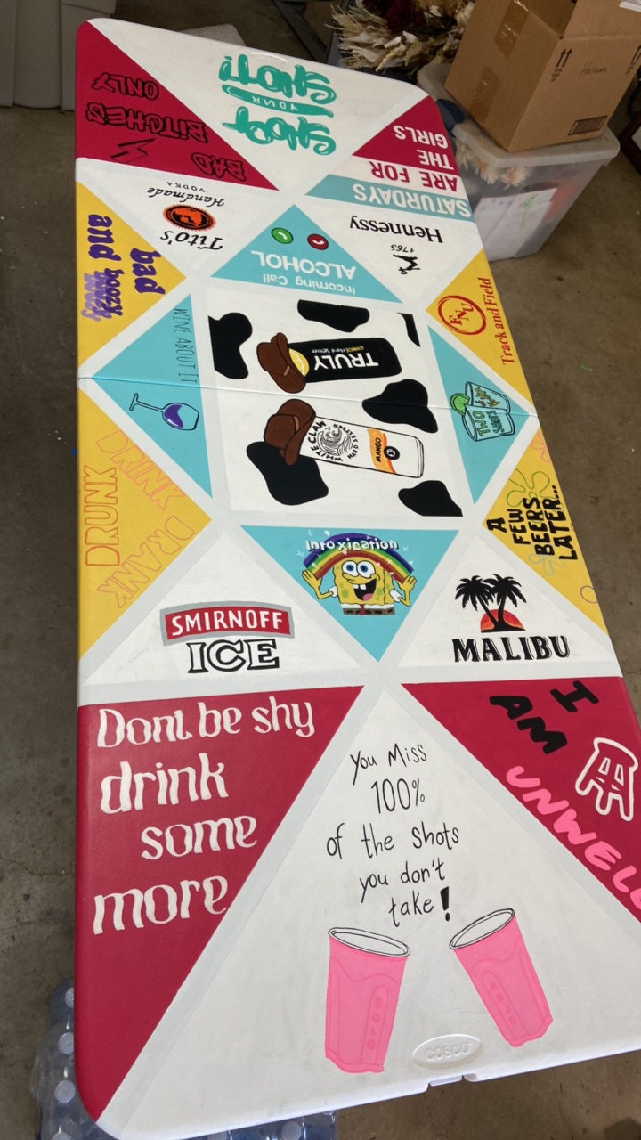 Custom Beer Pong Table Etsy