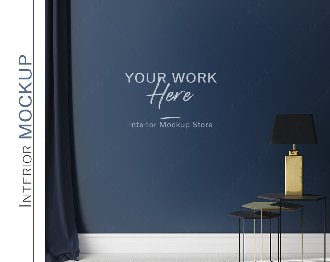 Blank Wall, Empty Wall Mockup, Minimalist Mockup, Living Room Mockup ...