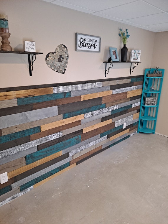 Rustic Wood Pallet Wall Reclaimed Pallet Wood Rustic For Wall