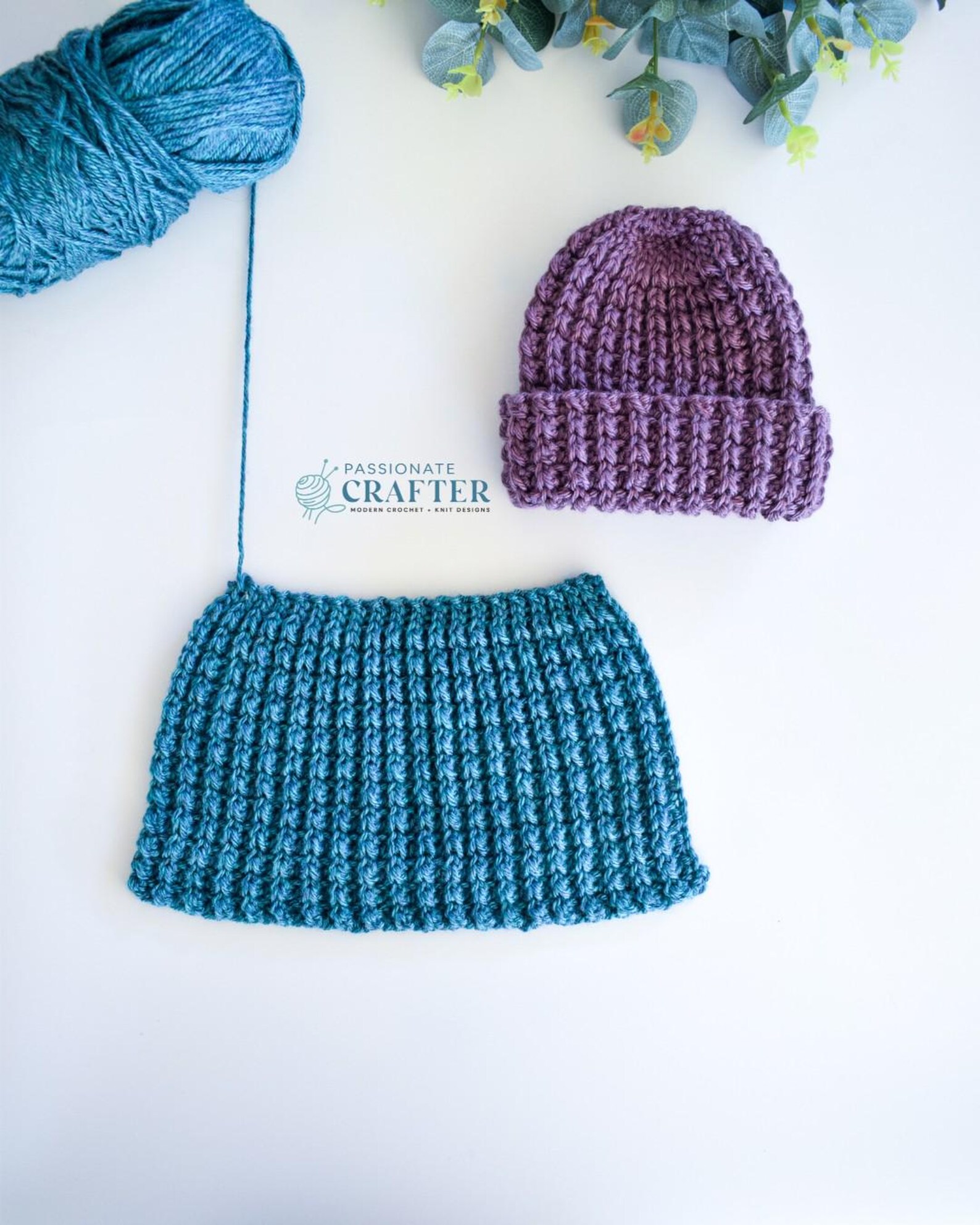 Easy Crochet Beanie Pattern PDF- Pixel Beanie Pattern in 6 Sizes ...