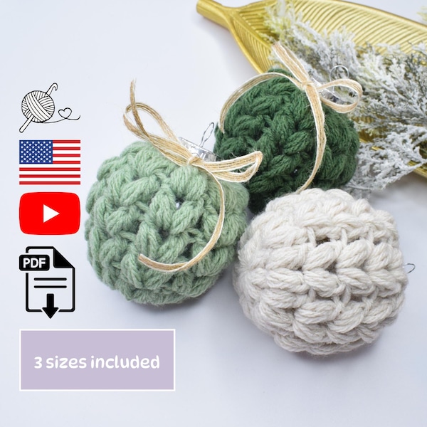 Crocheting Ball Ornaments - Etsy