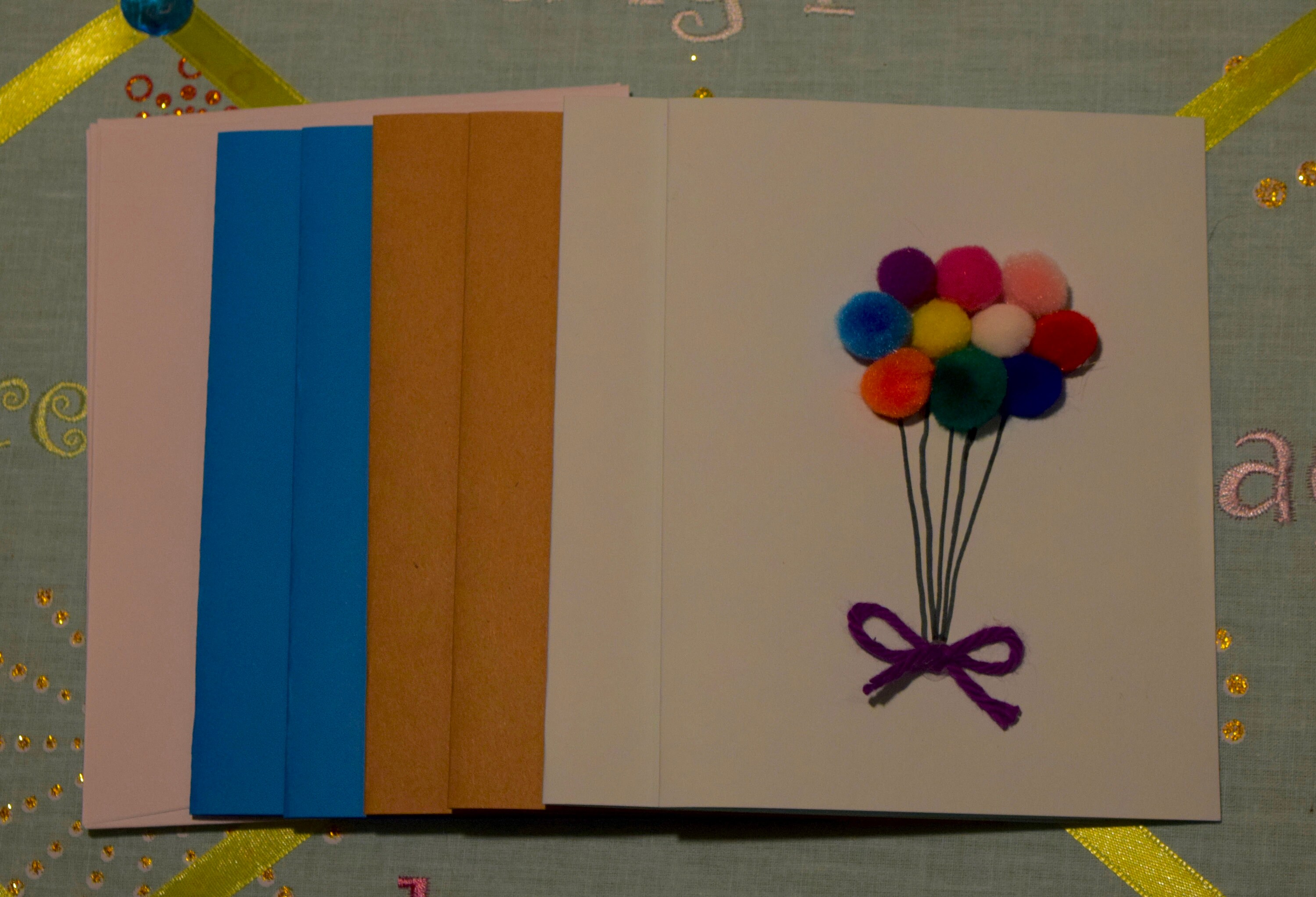 Balloon Bunch Cards - Etsy