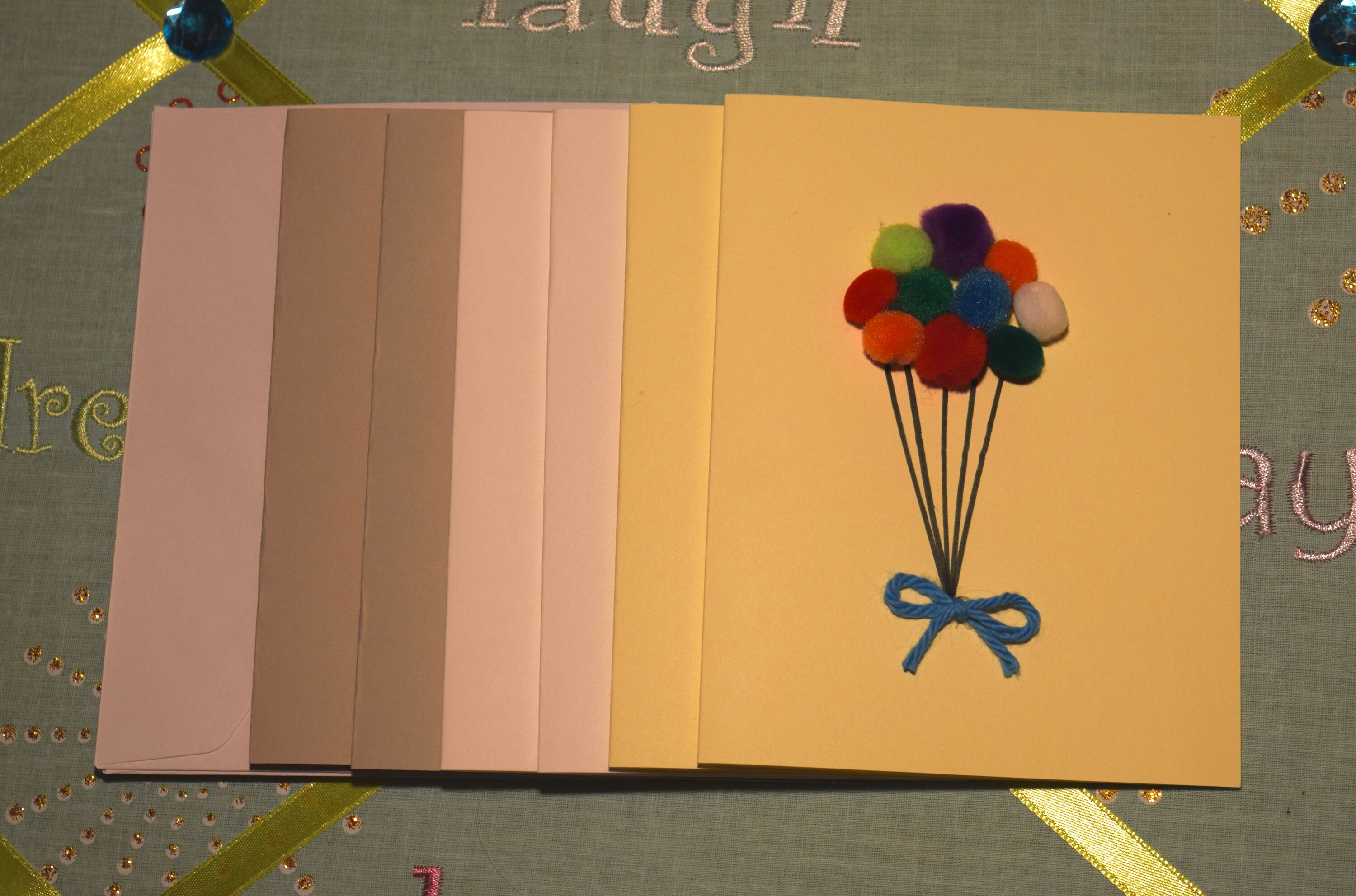 Balloon Bunch Cards - Etsy