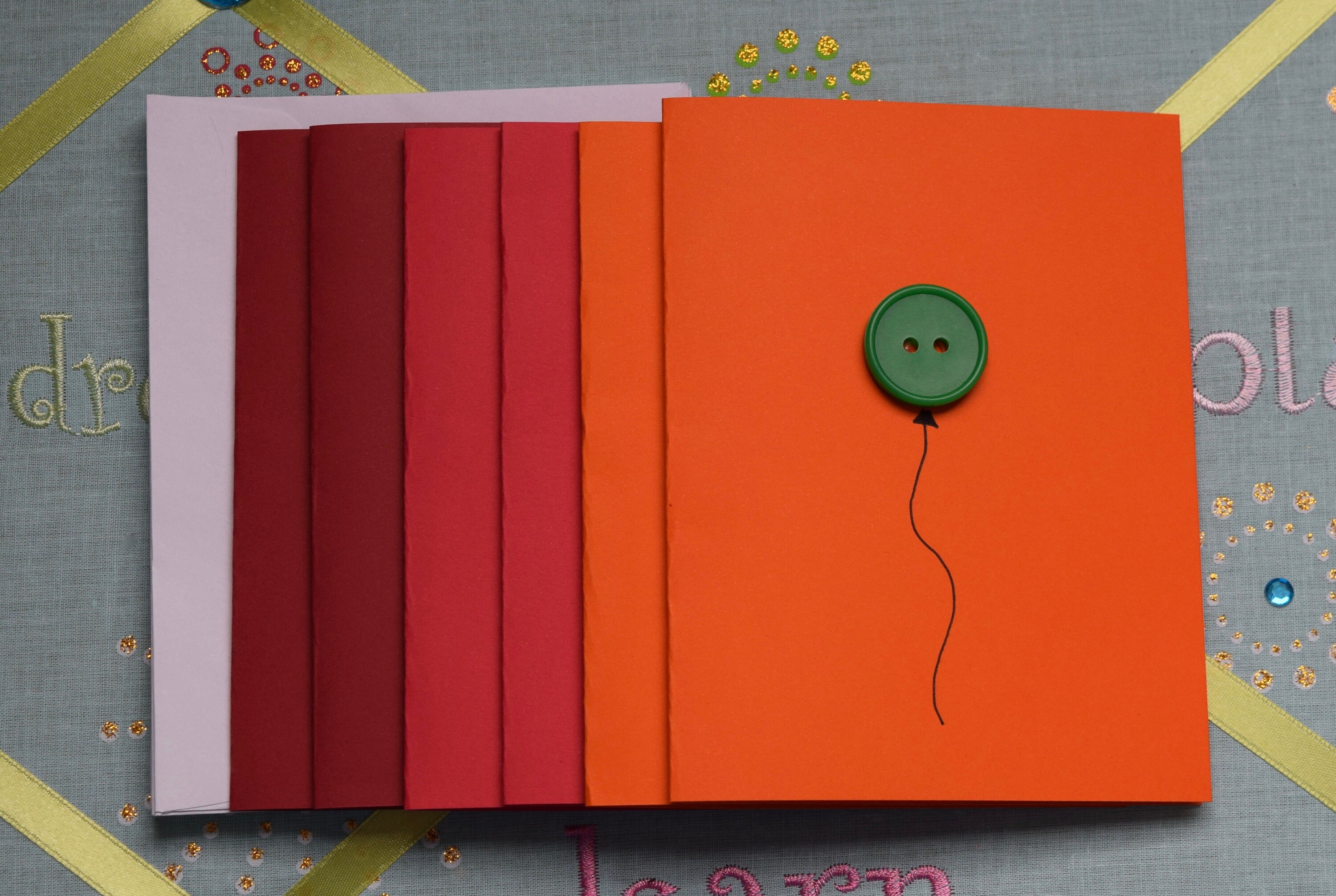 Blank Balloon Cards - Etsy