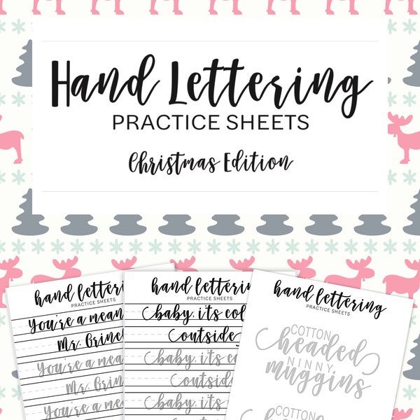 Hand Lettering Card - Etsy